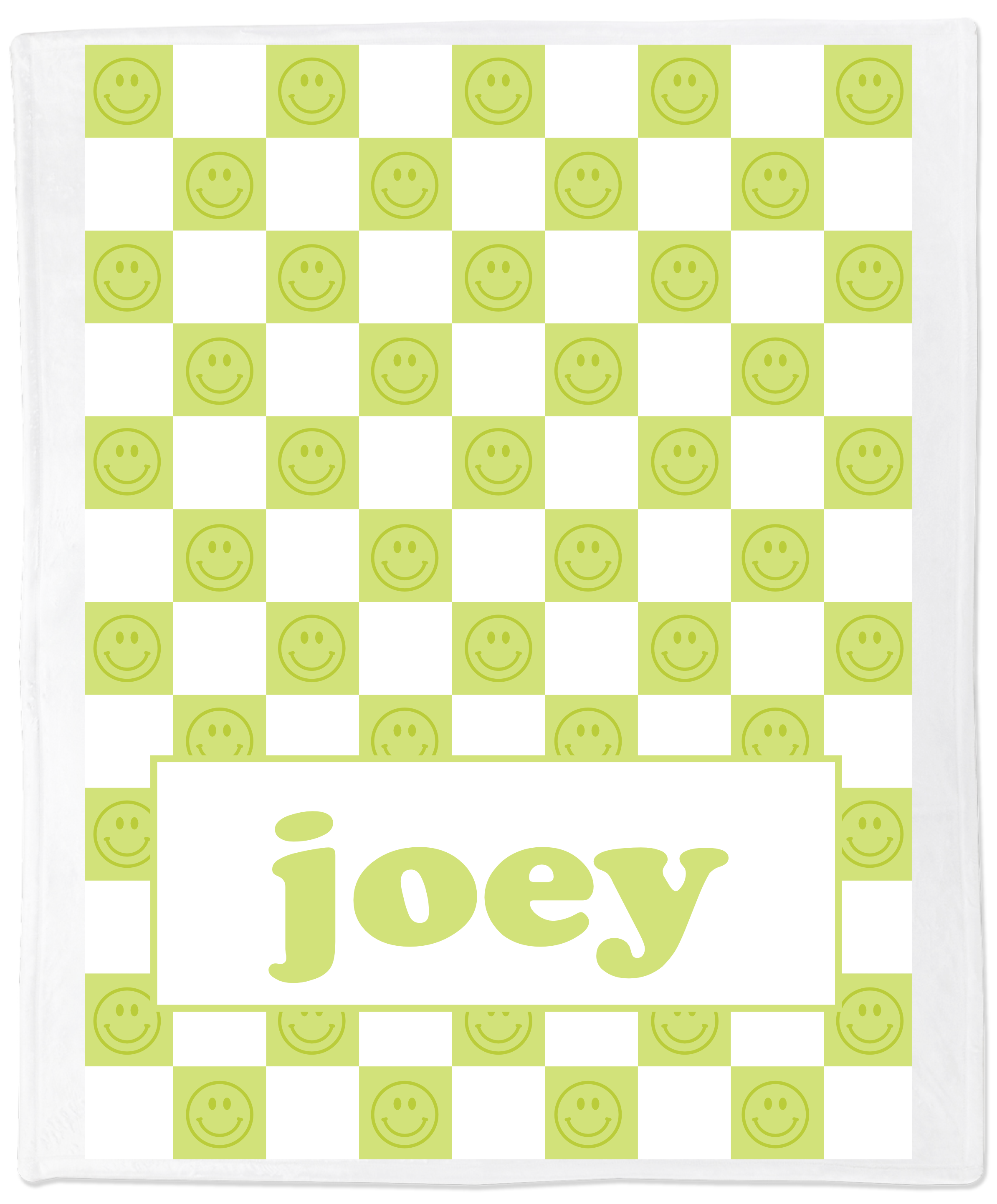 Lime Checkered Blanket – Subliminal