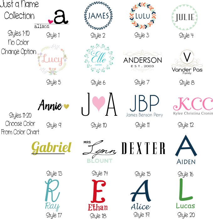 Build Your Own Just a Name Collection – Subliminal