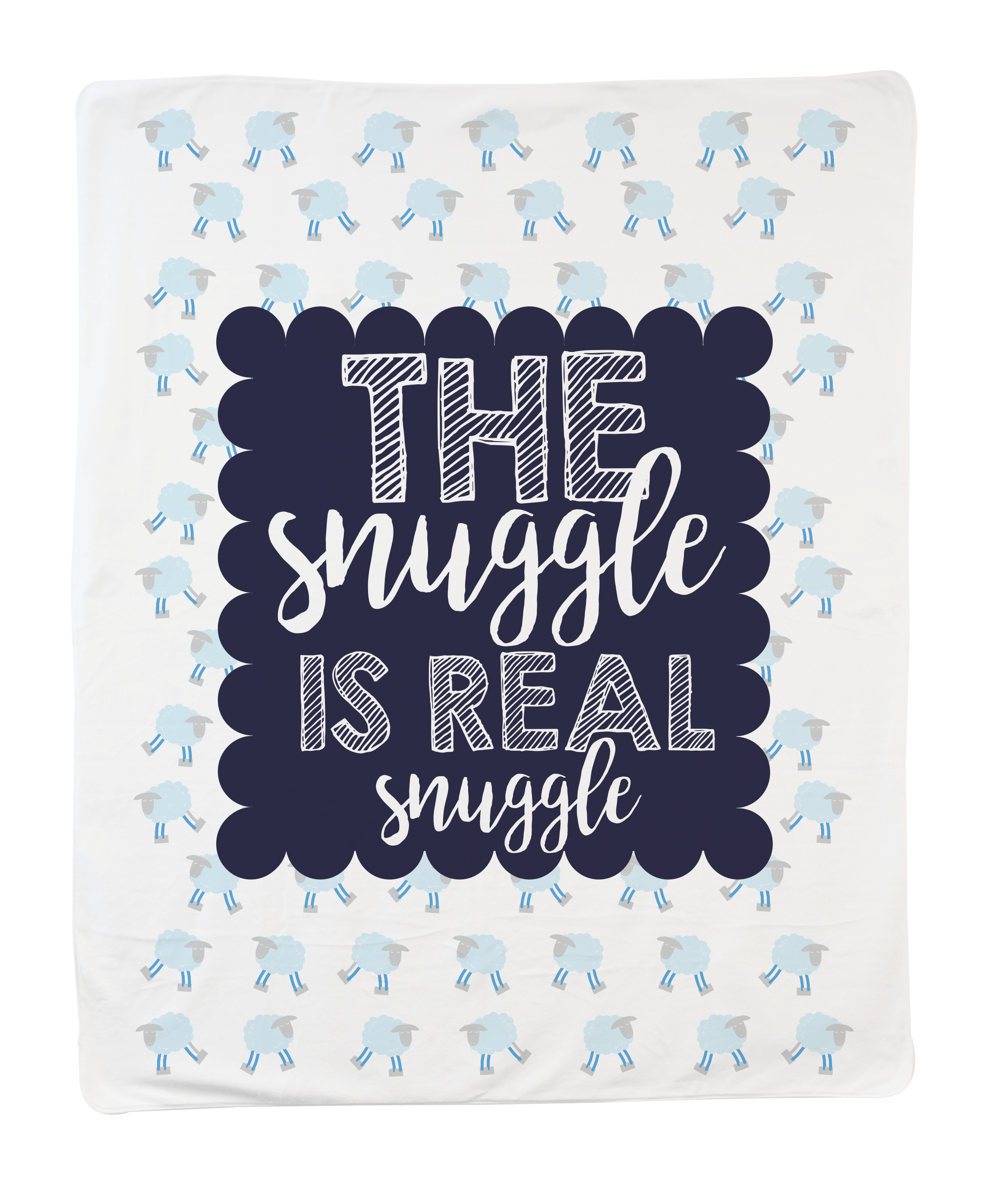 Large The Snuggle is Real in Blue – Subliminal
